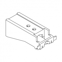 2.5" Extra Long Universal Bracket for Tracks | Tracks Direct